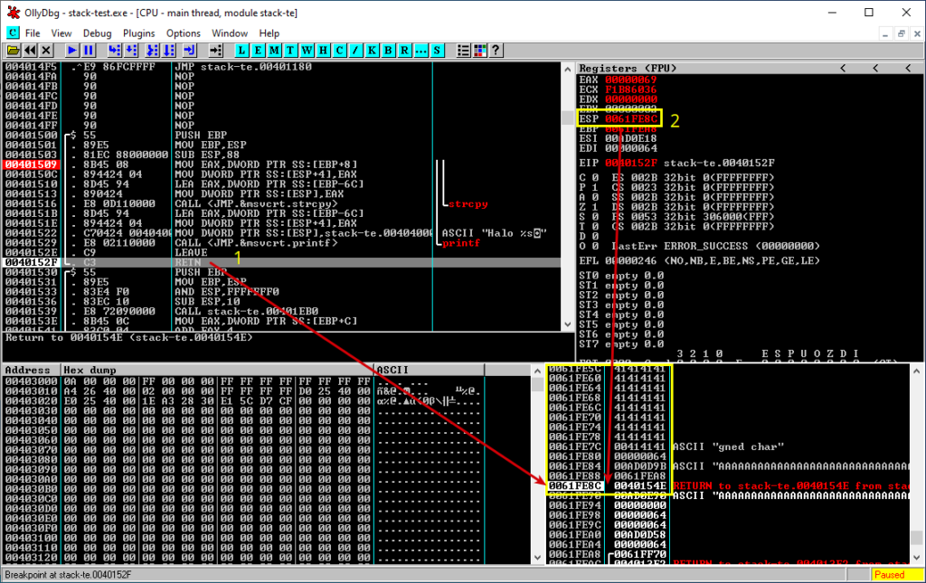 Membangun Eksploitasi Windows Bagian 3: Stack-based Overflow » modpr0be ...